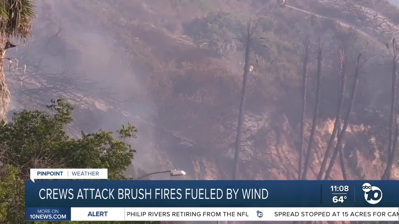 Fire ignites near Carlsbad homes, prompting evacuations