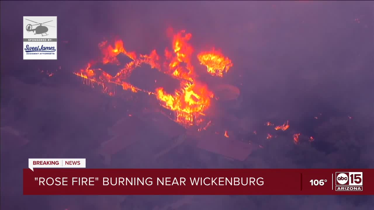 Rose Fire: US 60 fully reopened, homes destroyed, some evacuations lifted