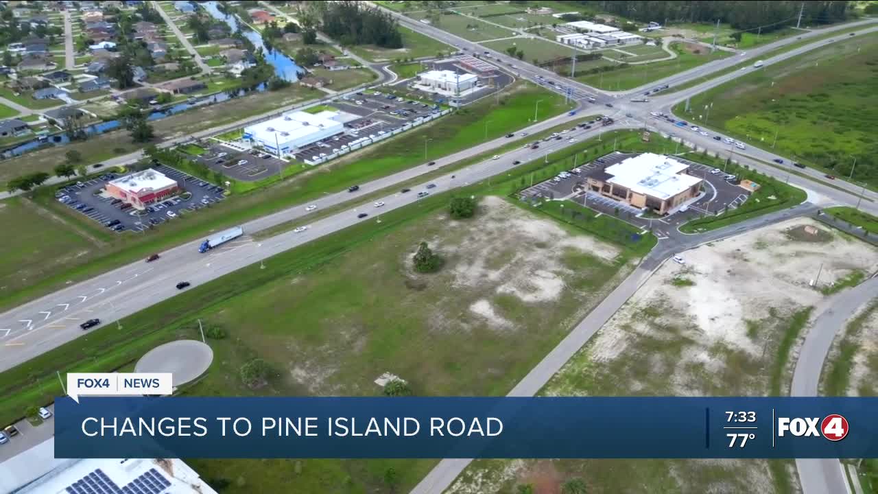 The changing face of Pine Island Road: the new site of major developments