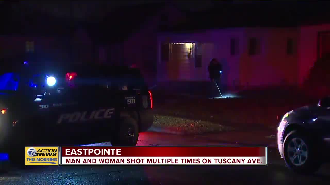 Eastpointe police investigating after man, woman shot near 9 Mile