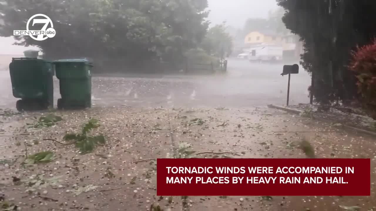 EF-1 tornado estimated in Highlands Ranch as storm cleanup continues in ...