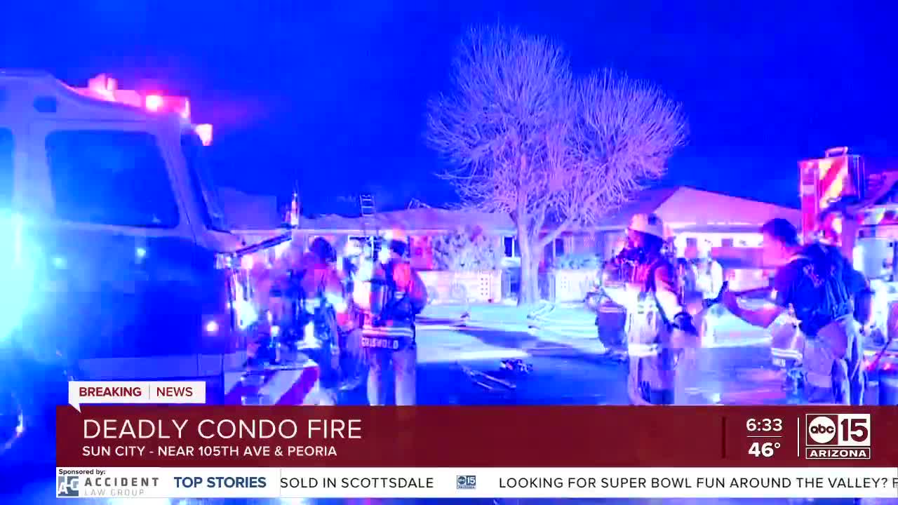 One dead after early morning fire in Sun City
