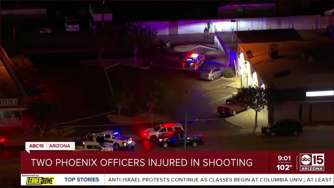 One officer in critical condition, one released after Phoenix police ...