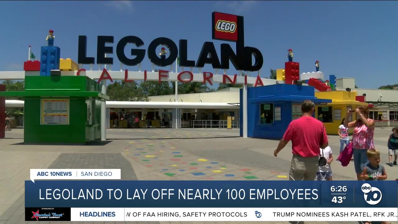 Legoland park in Carlsbad laying off nearly 100 employees