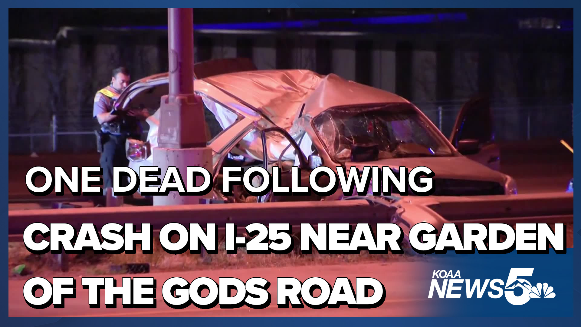 CSPD arrests one man on felony charges after fatal car crash on I-25