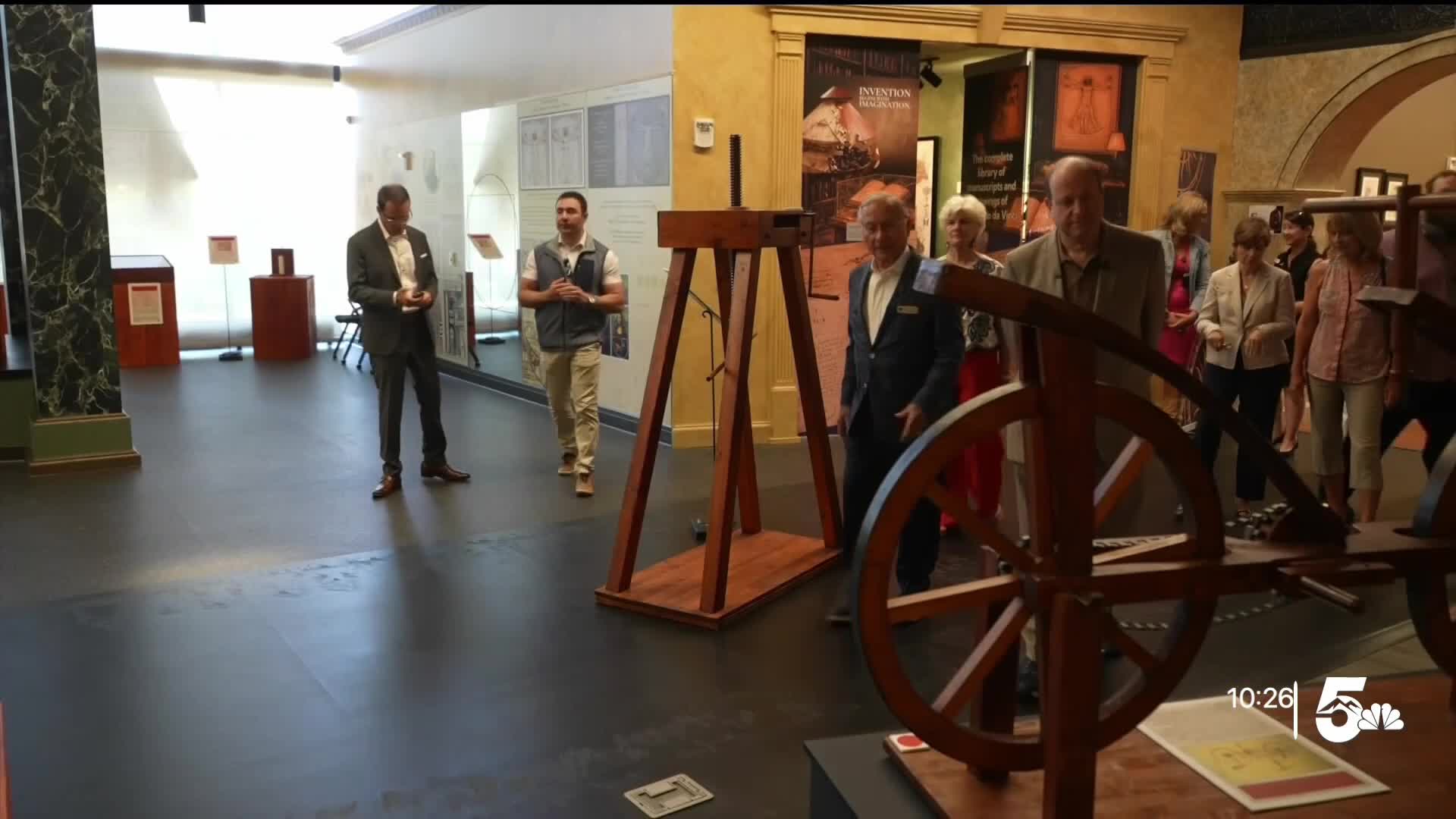 Governor Jared Polis visits Leonardo da Vinci Museum in Pueblo Monday
