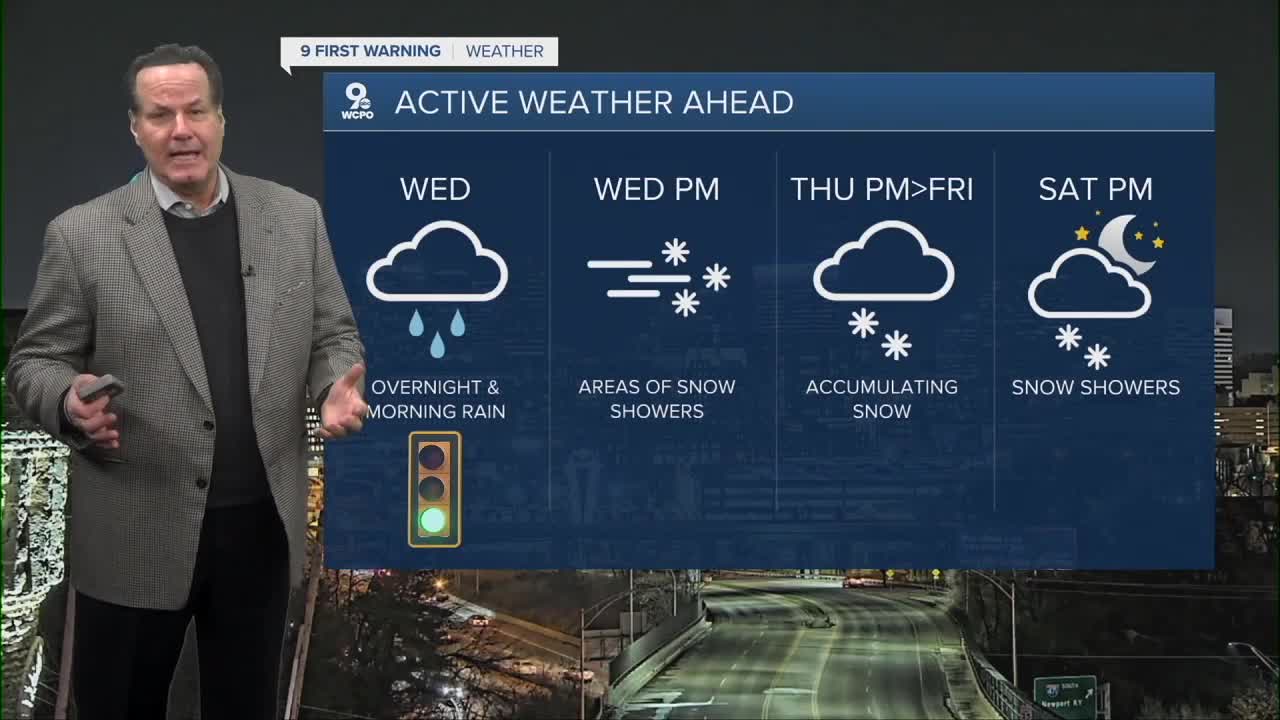 Rain develops by morning