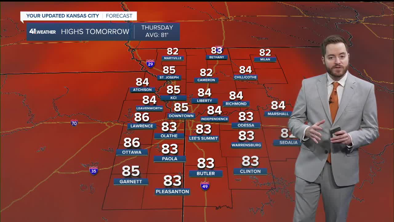 KSHB 41 Weather | Humidity and storm chances increase Thursday