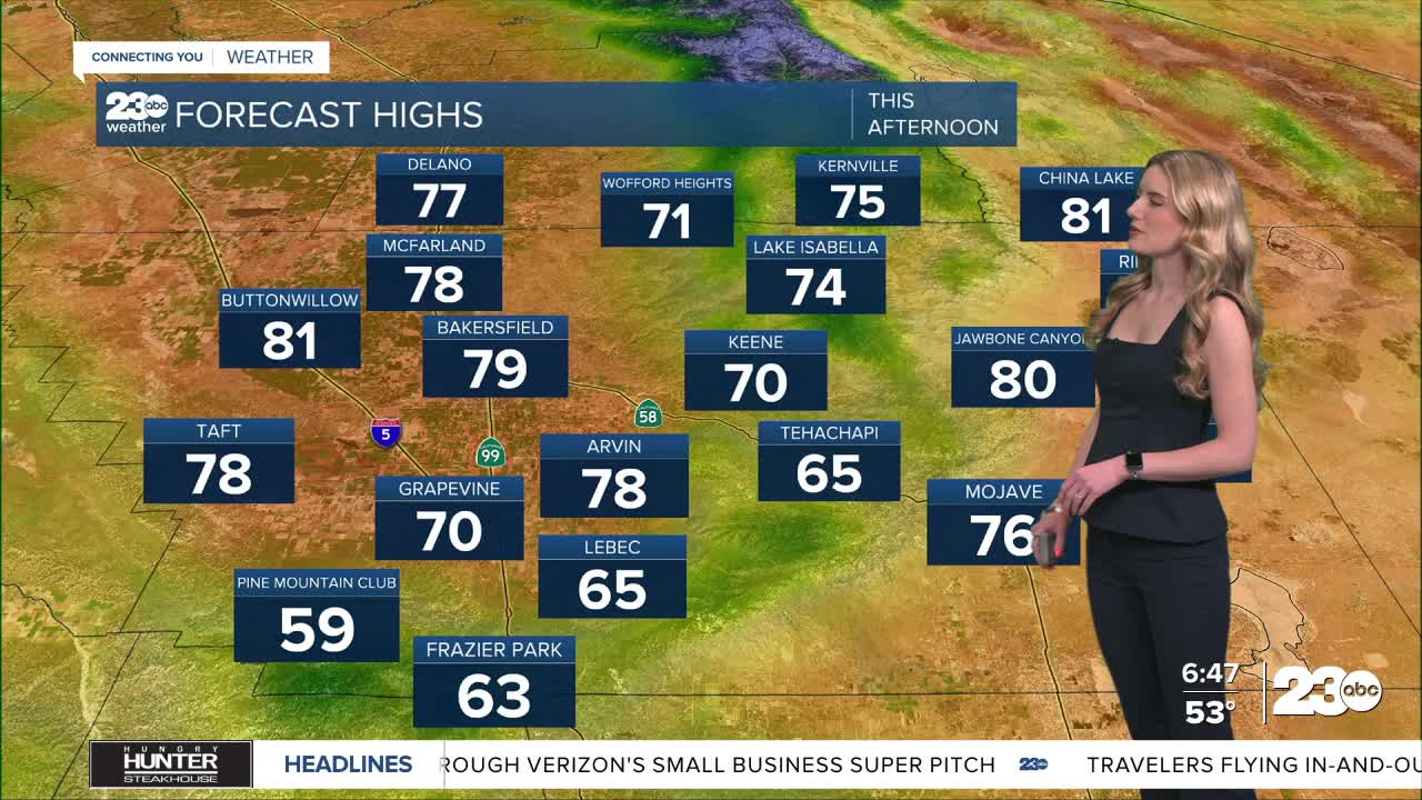 Seasonable temperatures Wednesday before a warm-up to start May