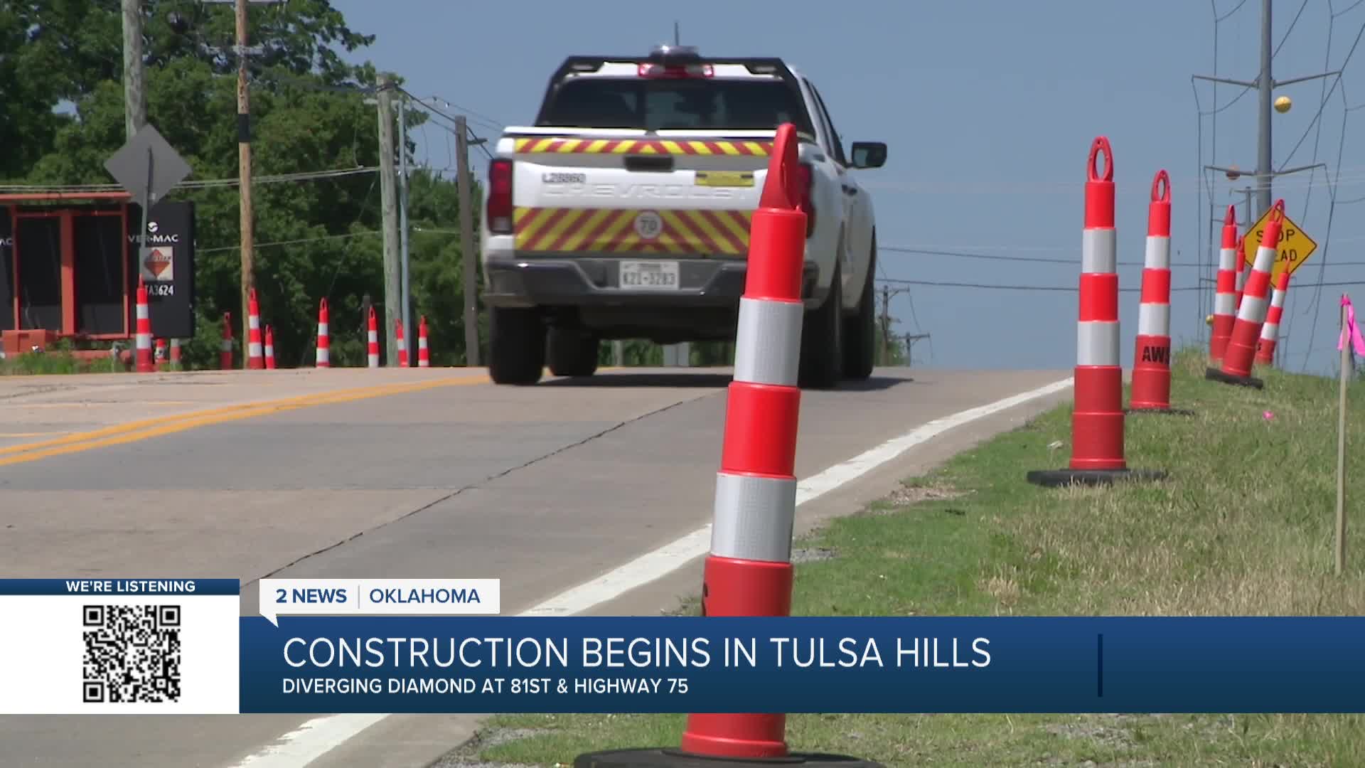 'They should wait': More construction begins on Highway 75 in Tulsa Hills
